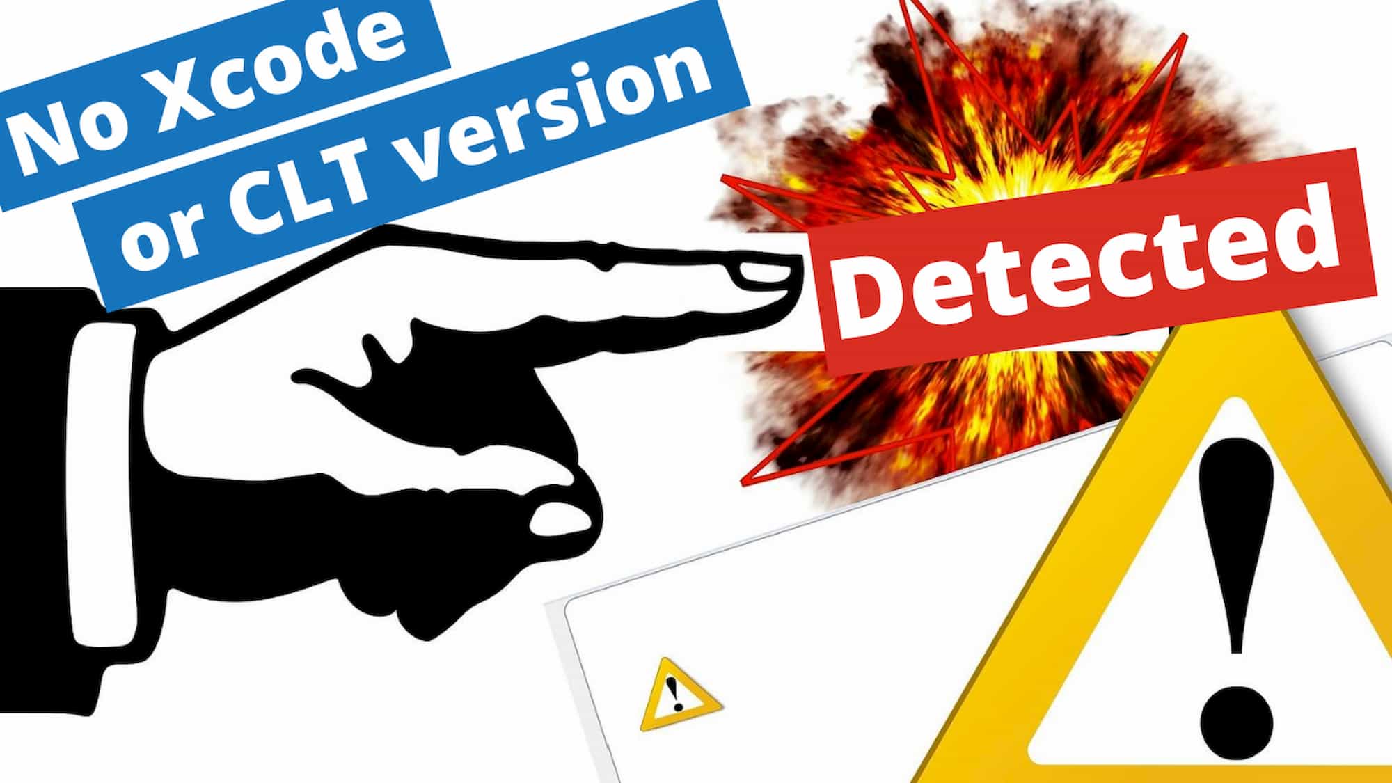 Gyp No Xcode Or CLT Version Detected ERR Configure Error In MacOS